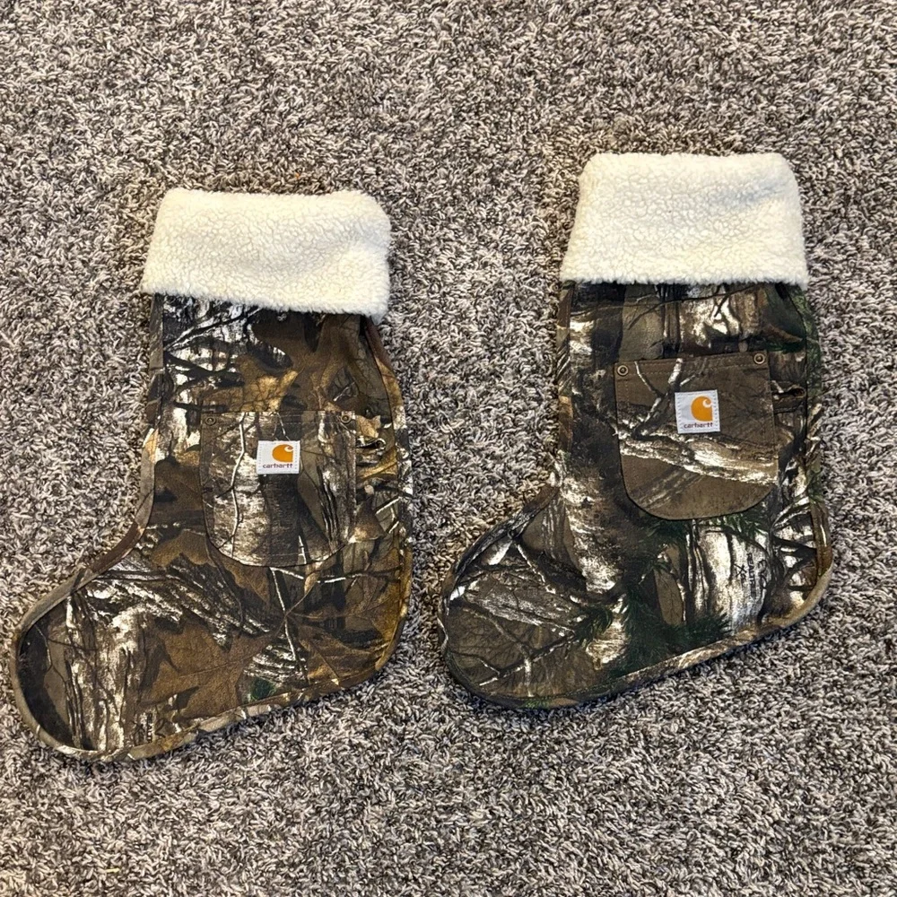 Carhartt | Holiday | Carhartt Camouflage Stockings With Fleece Cuffs ...